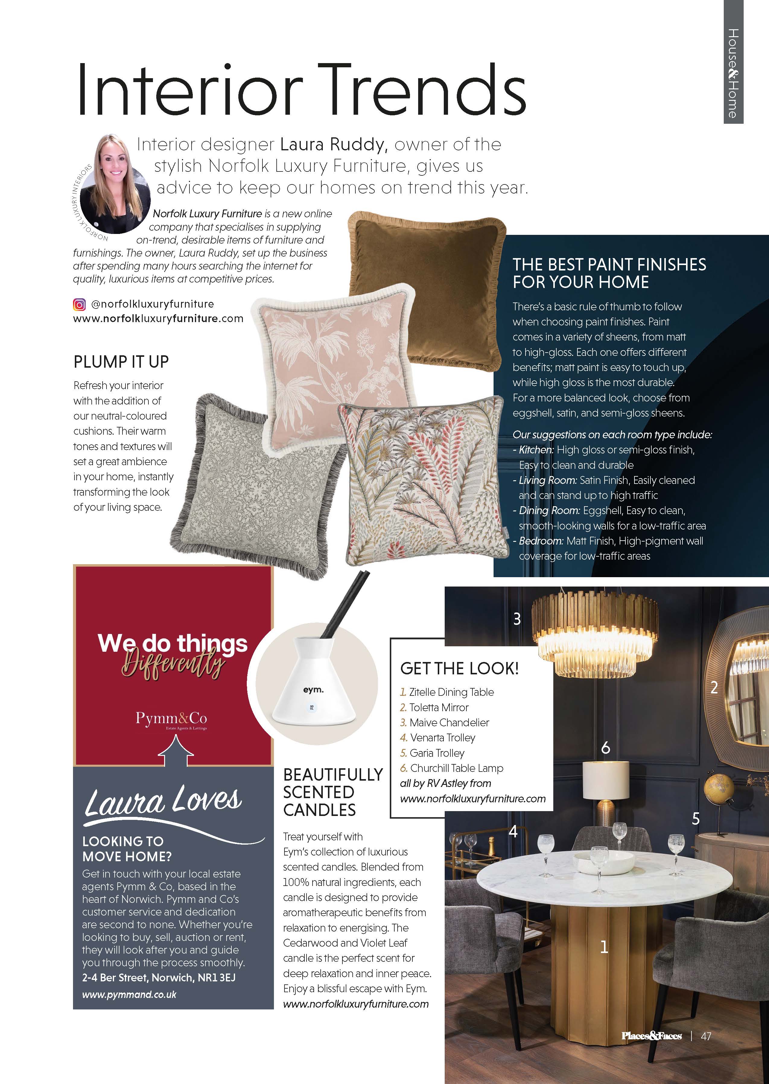 October 2023 Interior Design Blog – Norfolk Luxury Lifestyle