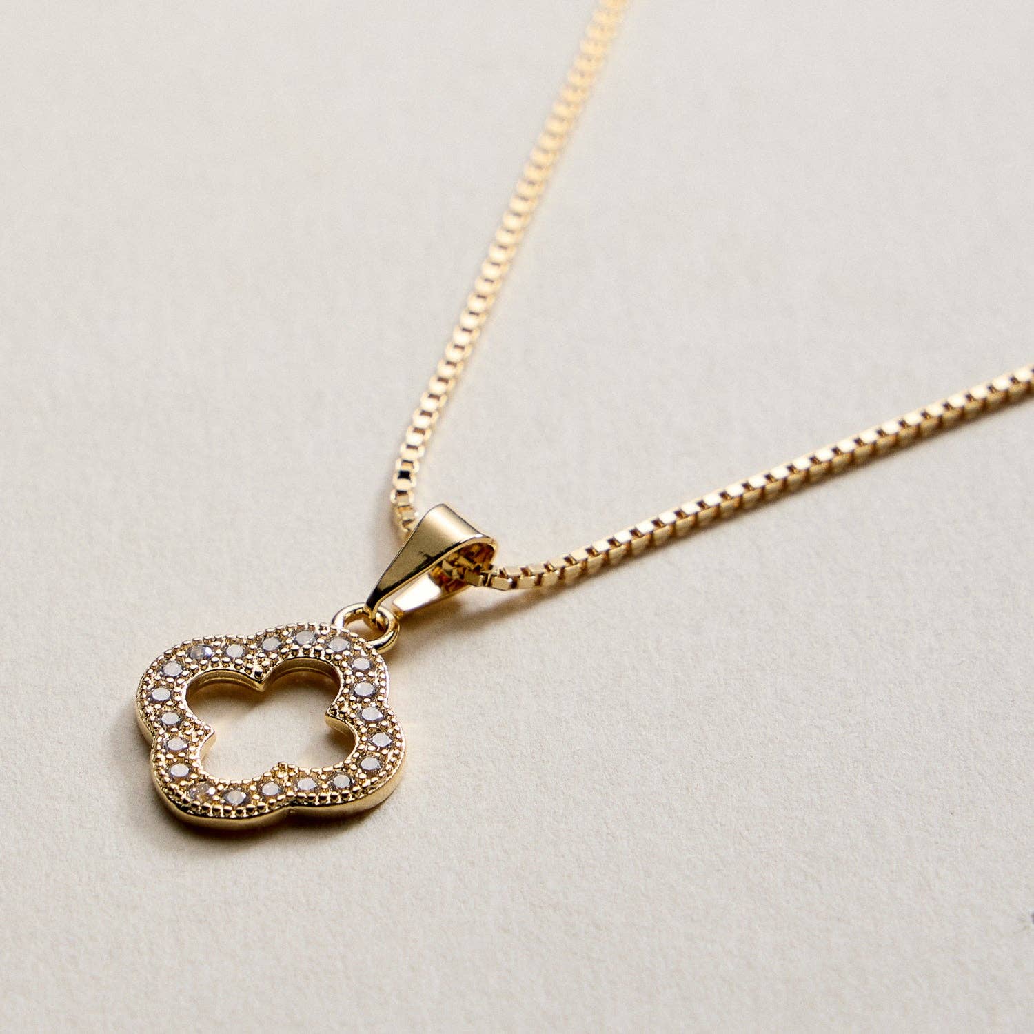 Gold Filled Four-Leaf Clover Pendant Necklace – Norfolk Luxury Lifestyle