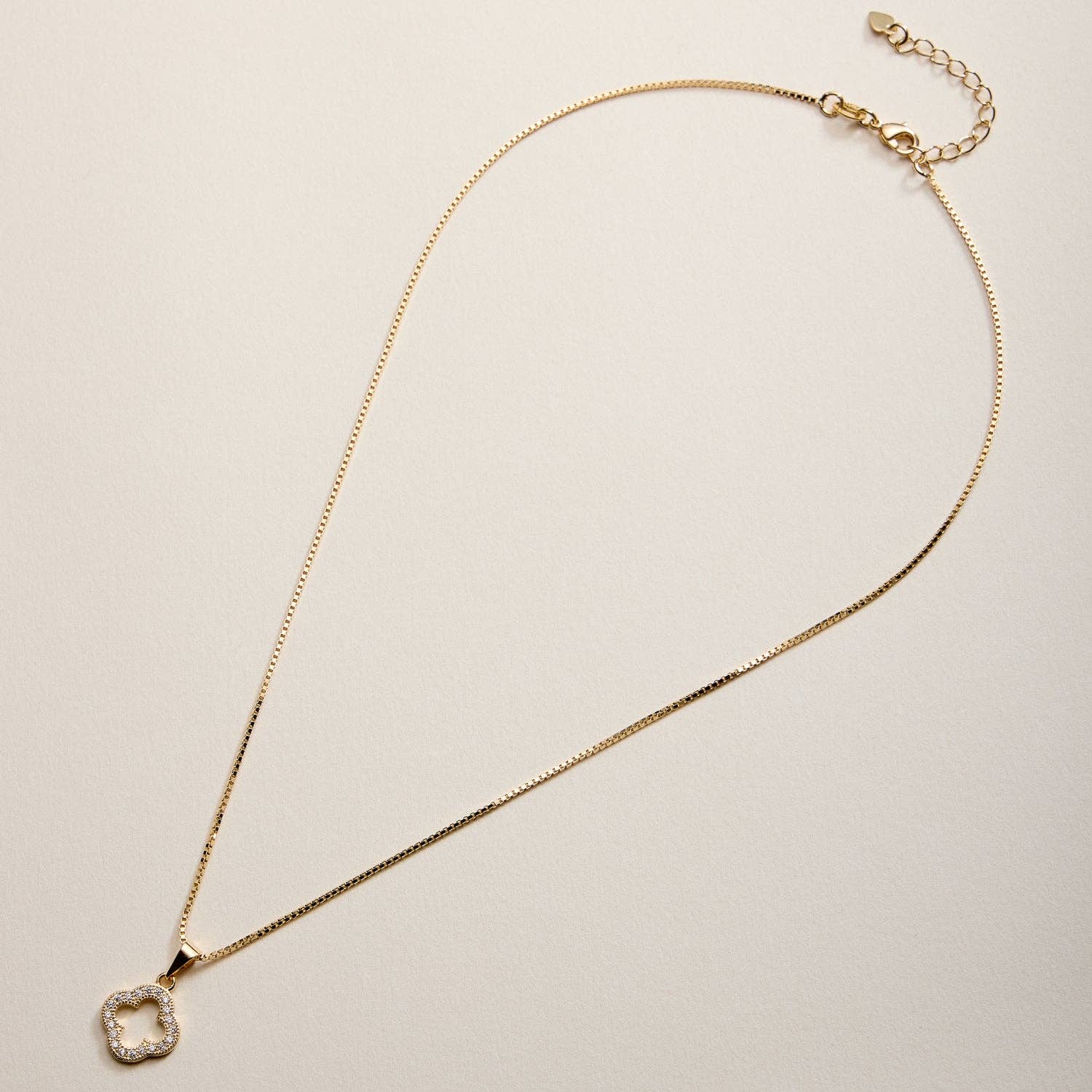 Gold Filled Four-Leaf Clover Pendant Necklace – Norfolk Luxury Lifestyle